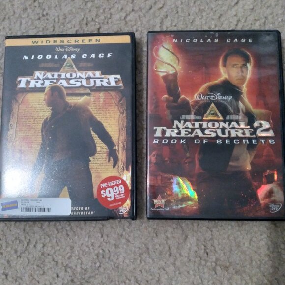 Disney | Other | National Treasure And 2 Dvd Movie Bundle | Poshmark